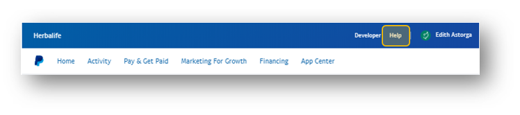 PayPal - Using the PayPal Help Center
